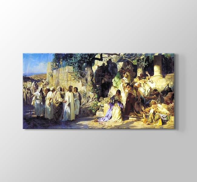 Christ and Sinner - Kanvas Tablosu - Tablohane