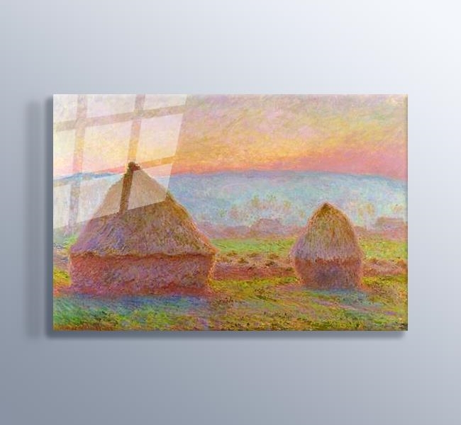 Grainstacks at Giverny; the Evening Sun - Les Meules a Giverny - Cam ...