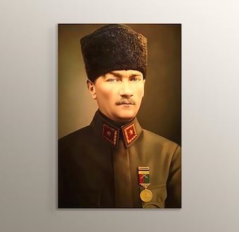 Atatürk Askeri Üniforma - 3-Mdf Tablosu - Tablohane